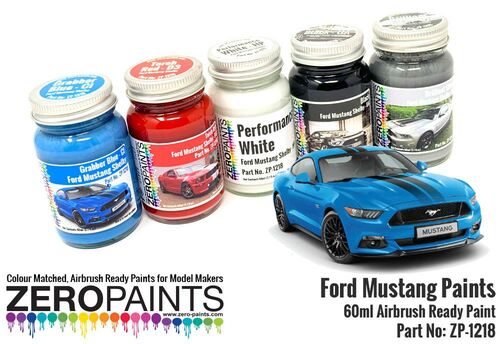 Zero Paints 1218BLACK 1218 - 2010 Ford Mustang Shelby Black UA