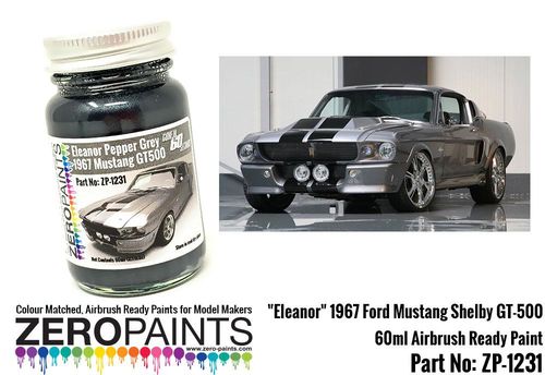 Zero Paints 1231 Eleanor 1967 Ford Mustang Shelby GT-500 Matt