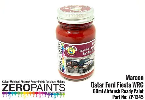 Zero Paints 1245 Marron Paint for Qatar Ford Fiesta WRC Matt