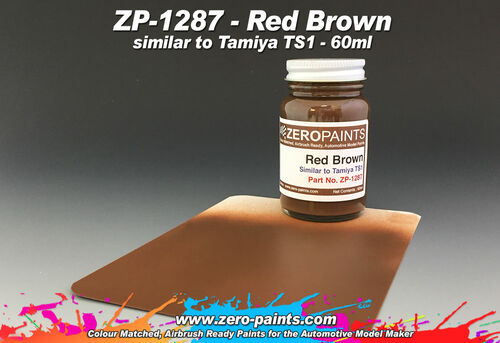 Zero Paints 1287 - Red Brown (Similar To TS1)