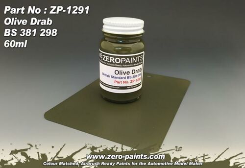 Zero Paints 1291 - Olive Drab Paint