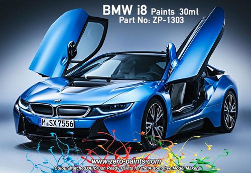 Zero Paints 1303 BMW i8 Ionic Silver Matt