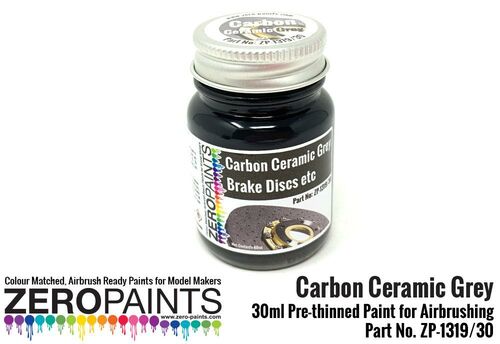 Zero Paints 1319-30 1319 Grey Carbon Ceramic