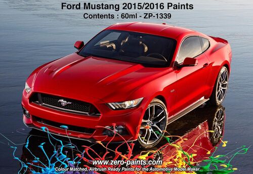 Zero Paints 1339-RUBY 1339 Ruby Red 2015 Ford Mustang