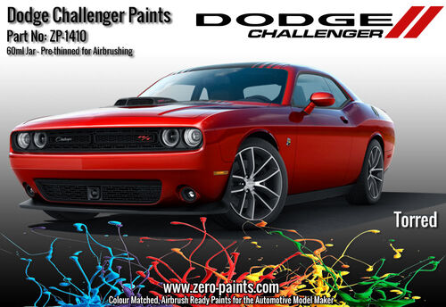 Zero Paints 1410-TORRED Dodge Challenger Paints - Torred