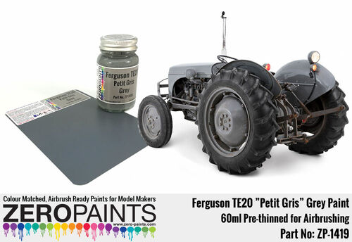 Zero Paints 1419 - Ferguson TE20 Petit Gris Grey Paint