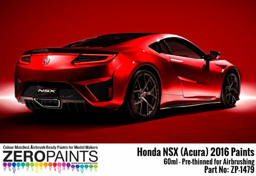 Zero Paints 1479BLACK - Honda NSX (Acura) 2016 Berlin Black