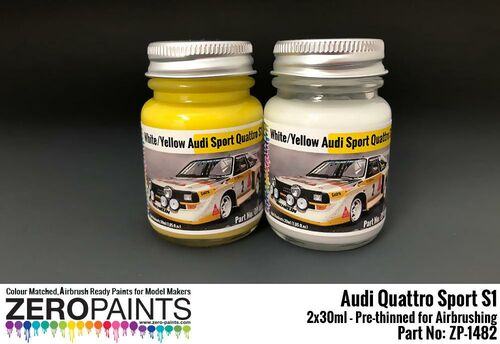 Zero Paints 1482 Audi Quattro Sport S1 Paint Set