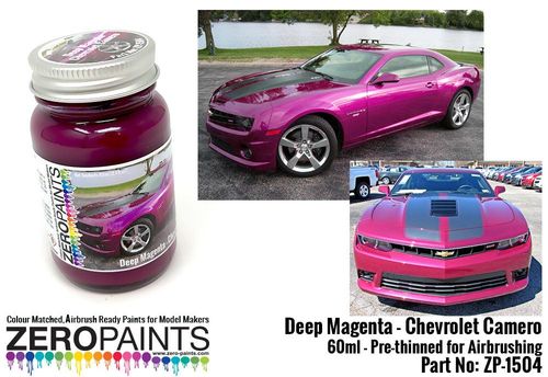 Zero Paints 1504 Deep Magenta Metallic - Chevrolet Camero