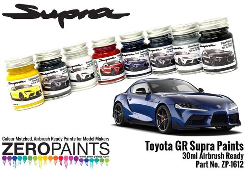 Zero Paints 1612-DB 1612 Toyota GR Supra Deep Blue Matt