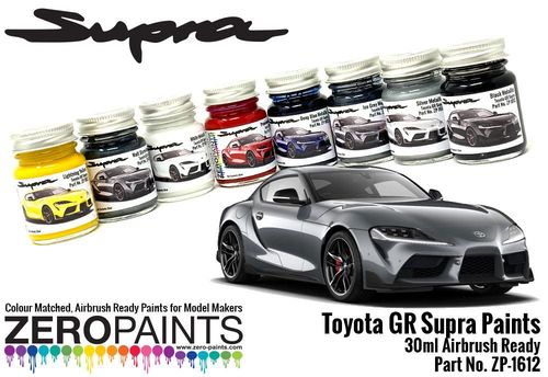 Zero Paints 1612-SG 1612 Toyota GR Supra Matt Storm Grey Matt
