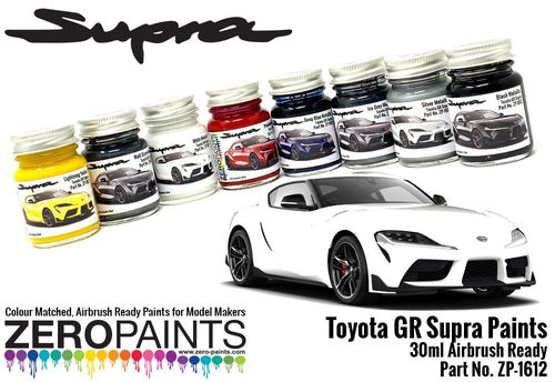 Zero Paints 1612-WM 1612 Toyota GR Supra White Metallic