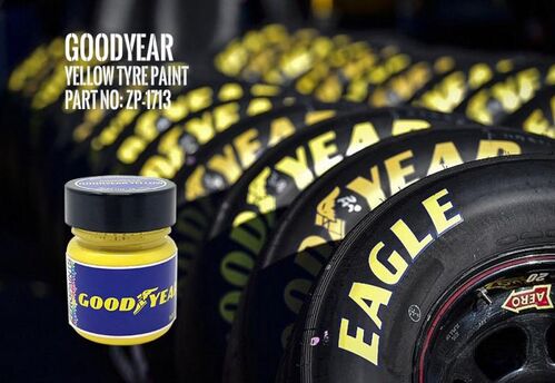 Zero Paints 1713 Goodyear Yellow Tyre Paint
