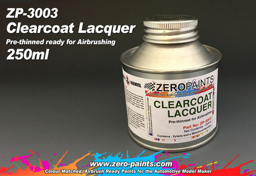 Zero Paints 3003 - Clearcoat Lacquer - Pre-Thinned Ready For Airbrushing
