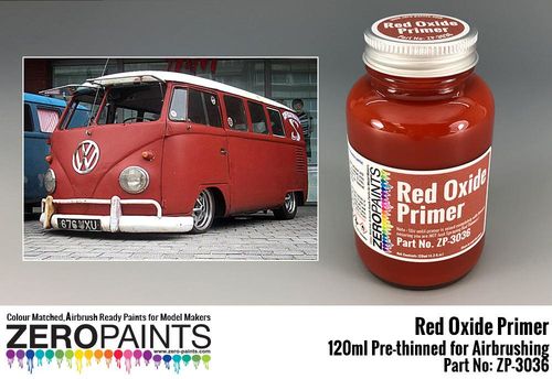Zero Paints 3036 Red Oxide Primer for Airbrushing