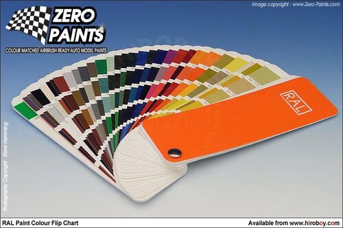 Zero Paints 6010 RAL Paints Colour Chart
