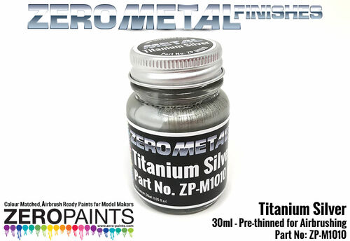 Zero Paints M1010 - Titanium Silver Paint