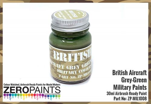 Zero Paints MIL1008 British Aircraft Grey-Green BS283