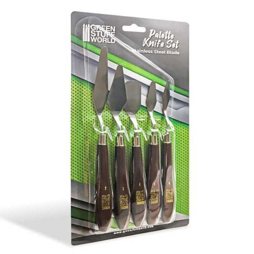 Green Stuff World 3105 Palette Knife Tools (5 pcs)