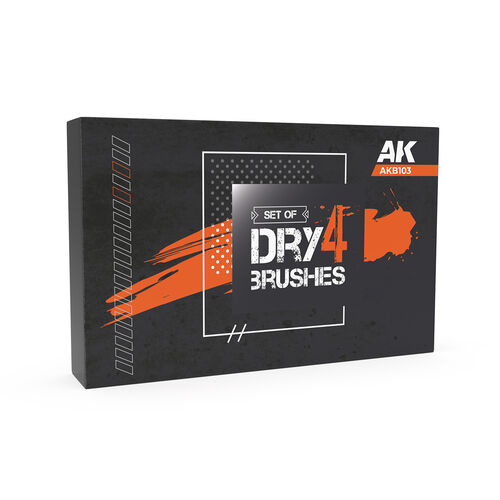 NEW! AK-Interactive B103 Dry Brushes Set