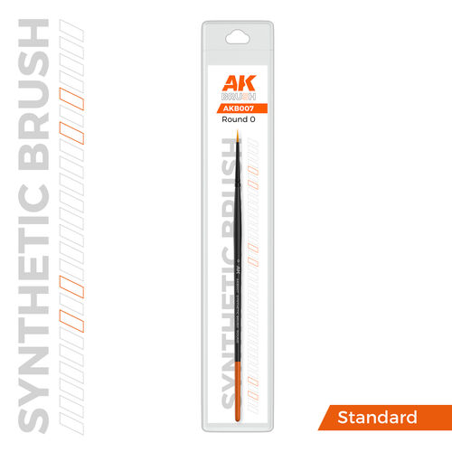 AK-Interactive B007 AK Synthetic Brush - Round 0