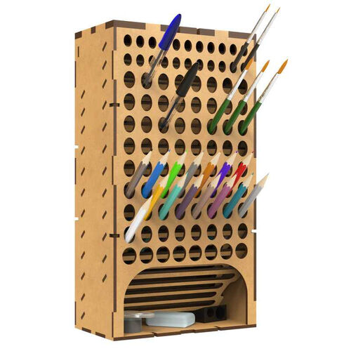 Green Stuff World 11424 Vertical Brush Holder (94 slots)