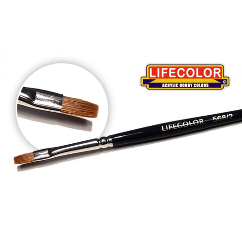 Life Color TA5682 Flat Hair Marten Brush 568-2