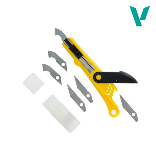 Vallejo T06012 Plastic Cutter Scriber Tool & Spare Blades (5pcs)