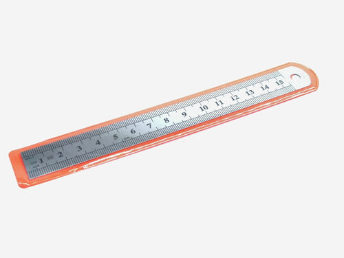 ZygiArt AKC-023 Flexible Metal Ruler 15cm - 6 Inches - 0.3mm - Double Sided - Precise