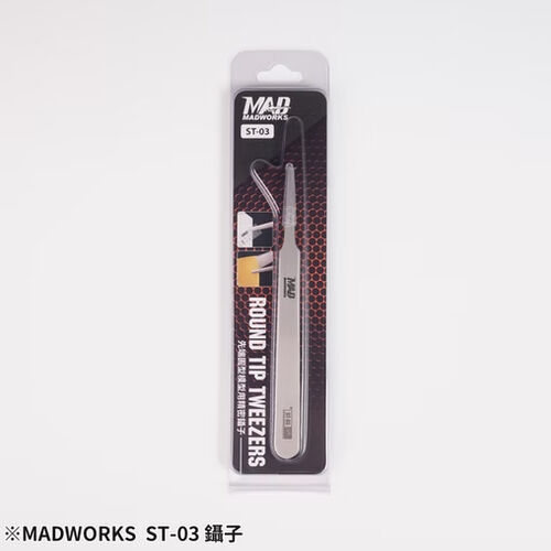 Madworks ST-03 Round Tip Tweezer