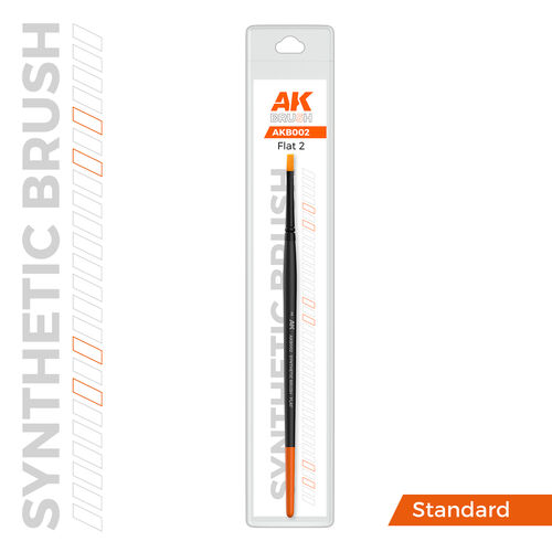 AK-Interactive B002 AK Synthetic Brush - Flat 2