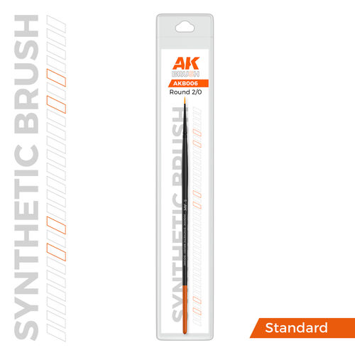 AK-Interactive B006 AK Synthetic Brush - Round 2/0