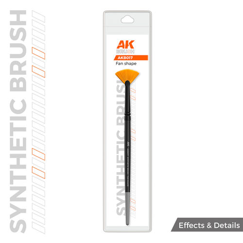AK-Interactive B017 AK Synthetic Brush - Fan Shape
