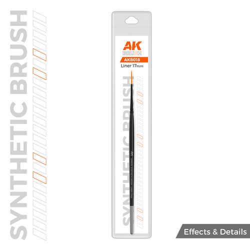 AK-Interactive B018 AK Synthetic Brush - Liner 17mm