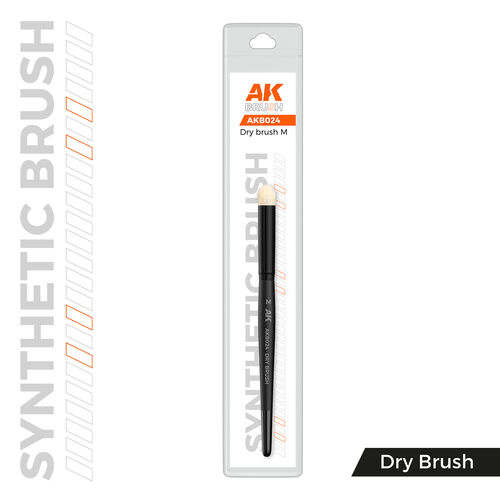 AK-Interactive B024 AK Synthetic Brush - Dry Brush - M