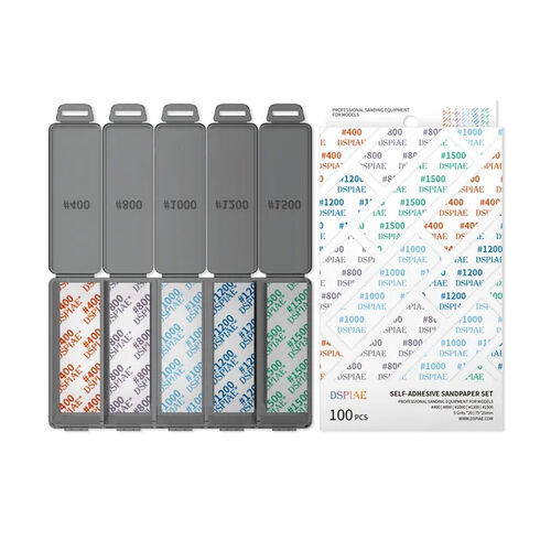 DSPIAE 56574 DSP-S01 Reusable Self-Adhesive Sandpaper Set