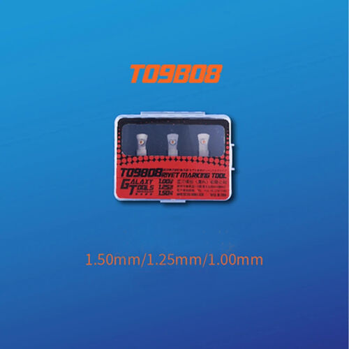 Galaxy-Model T09B08 Corner Rivet Tool 1,5 mm / 1,25 mm / 1,0 mm (3 pcs)