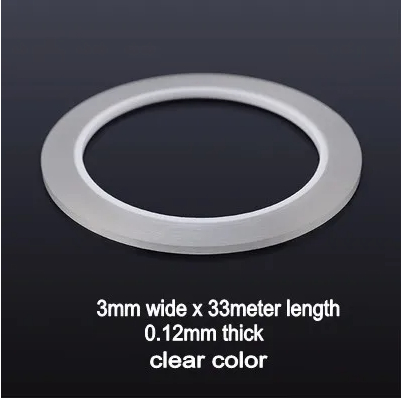 Galaxy-Model A103 Transparent Clear Engraved Tape - 3 mm