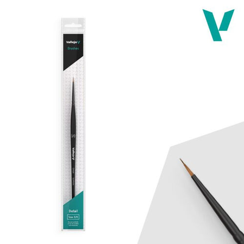 Vallejo B02030 Brush - Detail - Round Synthetic No. 3/0