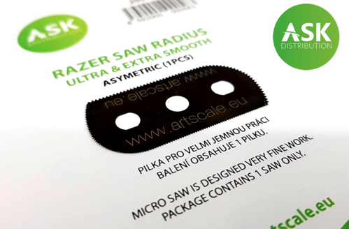 Art Scale Kit T0013 Razor Saw Radius - ultra & extra smooth asymmetric 100/65 teeth 1 pc.