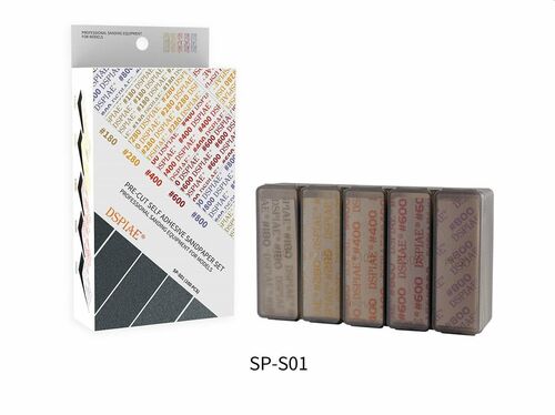 DSPIAE 56583 SP-S01 Adhesive Sanding Paper Sets 180-800, 100pcs per Set