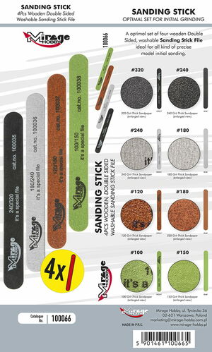 Mirage-Hobby 100066 Sanding Sticks Set