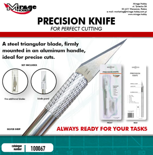 Mirage-Hobby 100067 Precision Knife (5 extra blades)