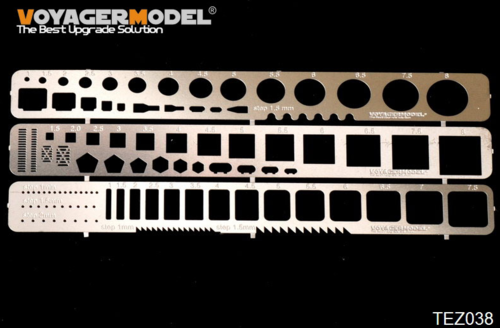 VoyagerModel.Co.Ltd TEZ038 Voyager Scribing Template Set 9