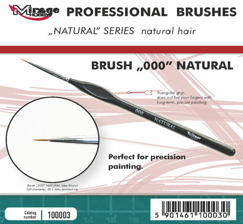 Mirage-Hobby 100003 Brush "000" NATURAL