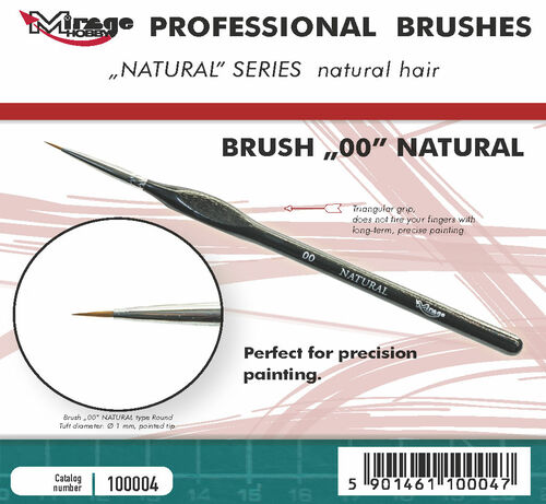 Mirage-Hobby 100004 Brush "00" NATURAL