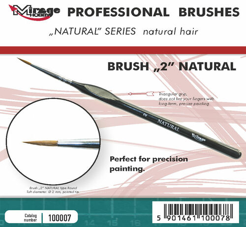 Mirage-Hobby 100007 Brush "2" NATURAL
