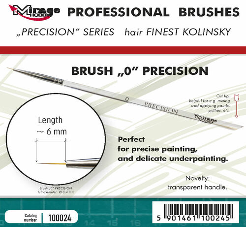 Mirage-Hobby 100024 Brush "0" PRECISION KOLINSKY