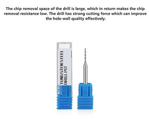 DSPIAE 56015-04 DB-01 0.4mm Tungsten Steel Drill Bit