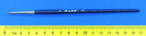 MILAN 80355 Synthetic bristle modeling brush Series 301 no. 0